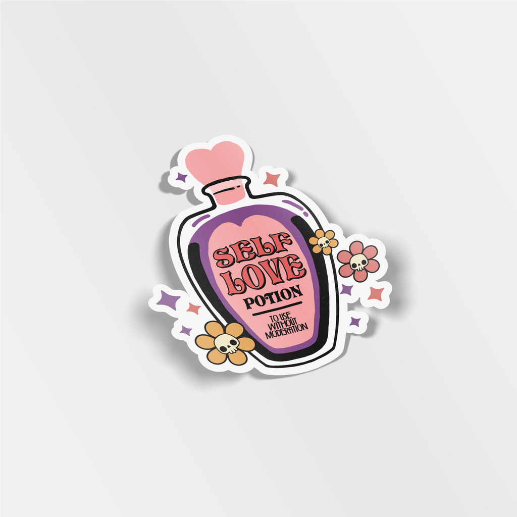 self love potion vinyl sticker – Tortie & Co
